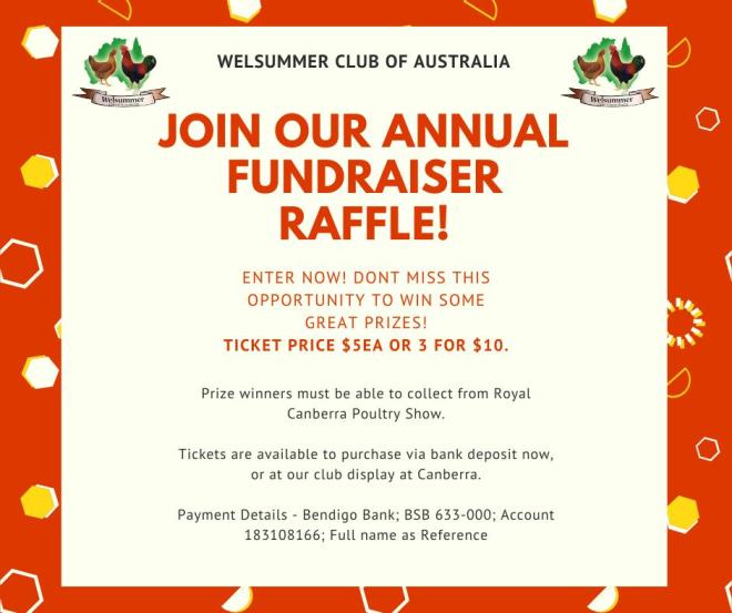 Raffle – Welsummer Club Australia
